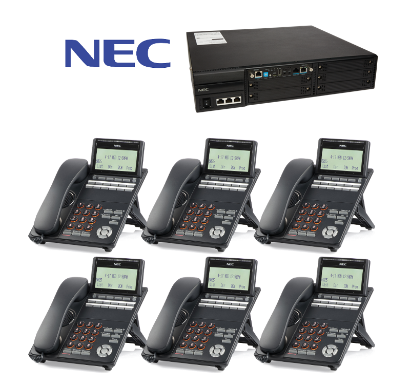 NEC UNIVERGE SV9100S CP20 6 PHONE PACKAGE (NEW)