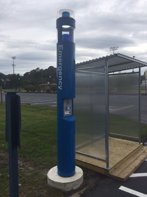 CODE BLUE CB 5-s PEDESTAL MOUNT EMERGENCY CALL STATION WITH IA4100 ...