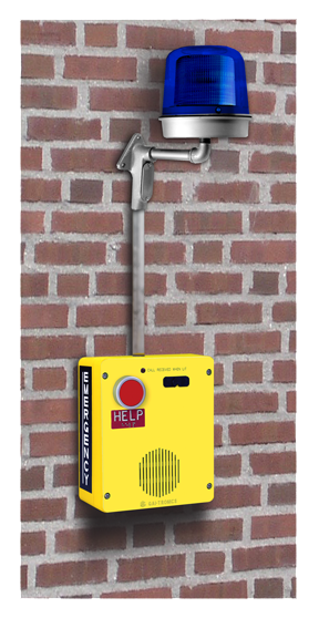 GAI-TRONICS RED ALERT EMERGENCY TELEPHONE, SINGLE-BUTTON AUTO-DIAL WITH ...