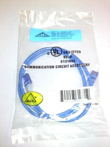 ALLEN TEL 3 FT. CAT-5E PATCH CORD BLUE