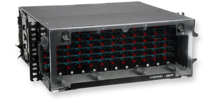 CORNING FIBER OPTIC RACK MOUNT HOUSING 4RU