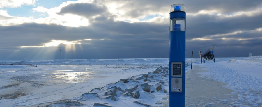 CODE BLUE CB 1-s PEDESTAL MOUNT EMERGENCY CALL STATION WITH LS1000 ...