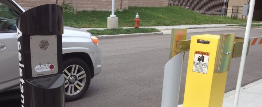 CODE BLUE CB 9-s GATEKEEPER PEDESTAL MOUNT CALL STATION (CAR) WITH ...