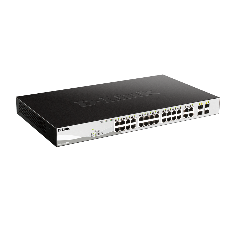 D-LINK 28-PORT/24 PoE GIGABIT SMART MANAGED SWITCH