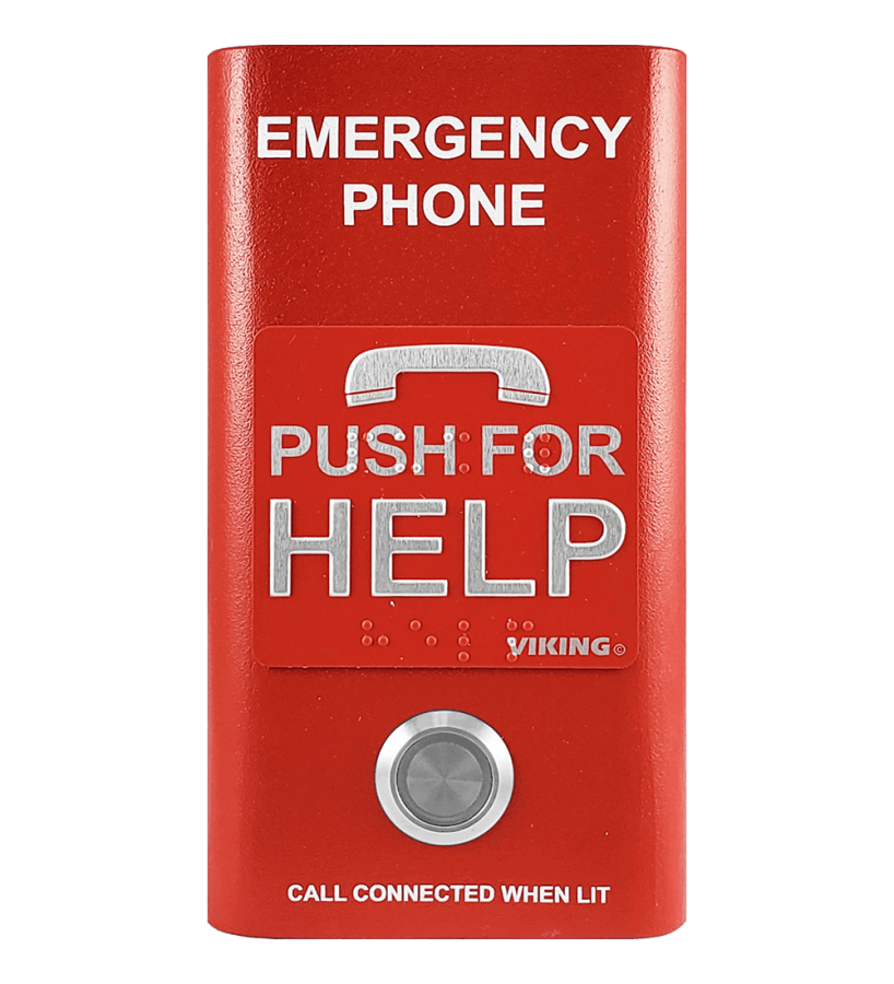 VIKING E-1600-RDA-EWP COMPACT EMERGENCY CALL BOX WITH ENHANCED WEATHER PROTECTION