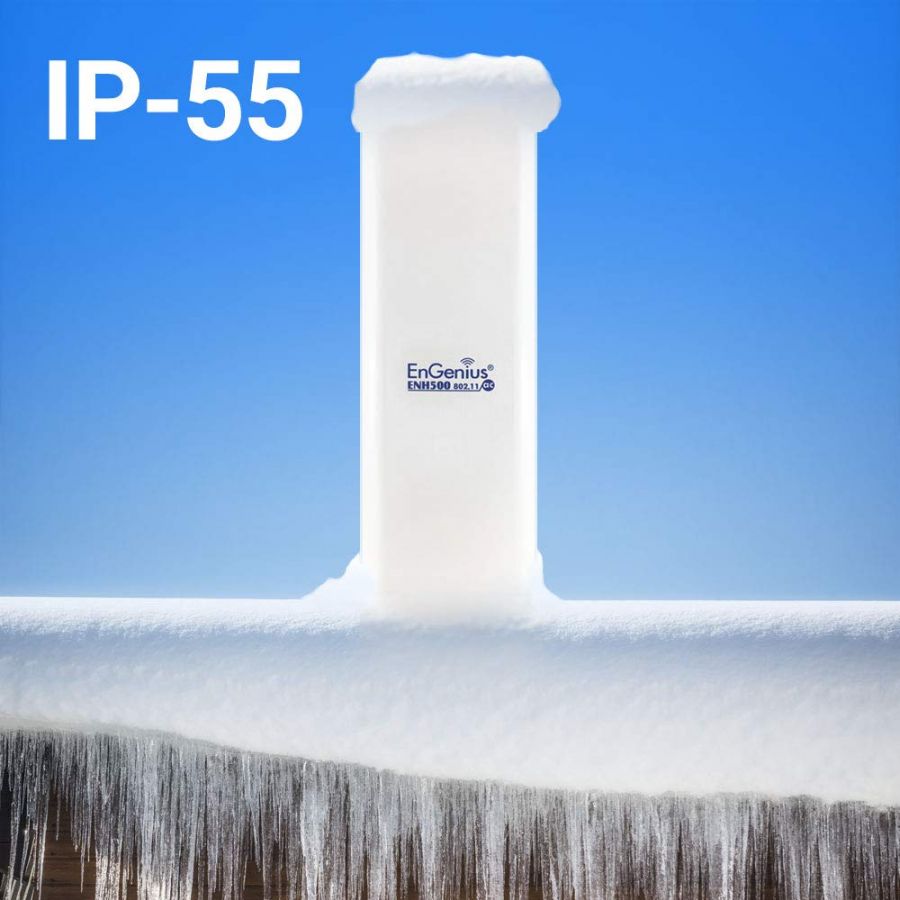 ENGENIUS ENH500-AX WiFi 6 OUTDOOR AX1200 5GHz WIRELESS BRIDGE KIT