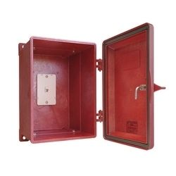 GAI-TRONICS WEATHERPROOF ENCLOSURE BOX FOR TELEPHONE WITH LOCKING DOOR ...