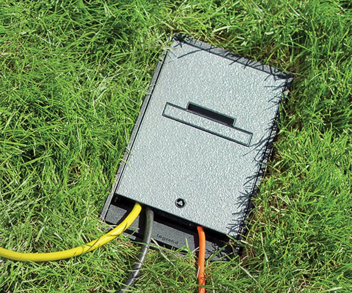 LEGRAND OUTDOOR GROUND BOX 2-GANG LOW-VOLTAGE FOR COMMUNICATION AND A/V ...