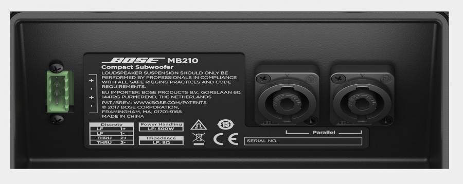 BOSE MB210 COMPACT OUTDOOR SUBWOOFER (WHITE)