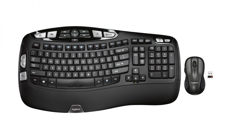 LOGITECH MK550 WIRELESS WAVE KEYBOARD AND MOUSE COMBO, 2.4 GHz (NEW) LOGITECH MK550 WIRELESS WAVE KEYBOARD AND MOUSE COMBO, 2.4 GHz (NEW)