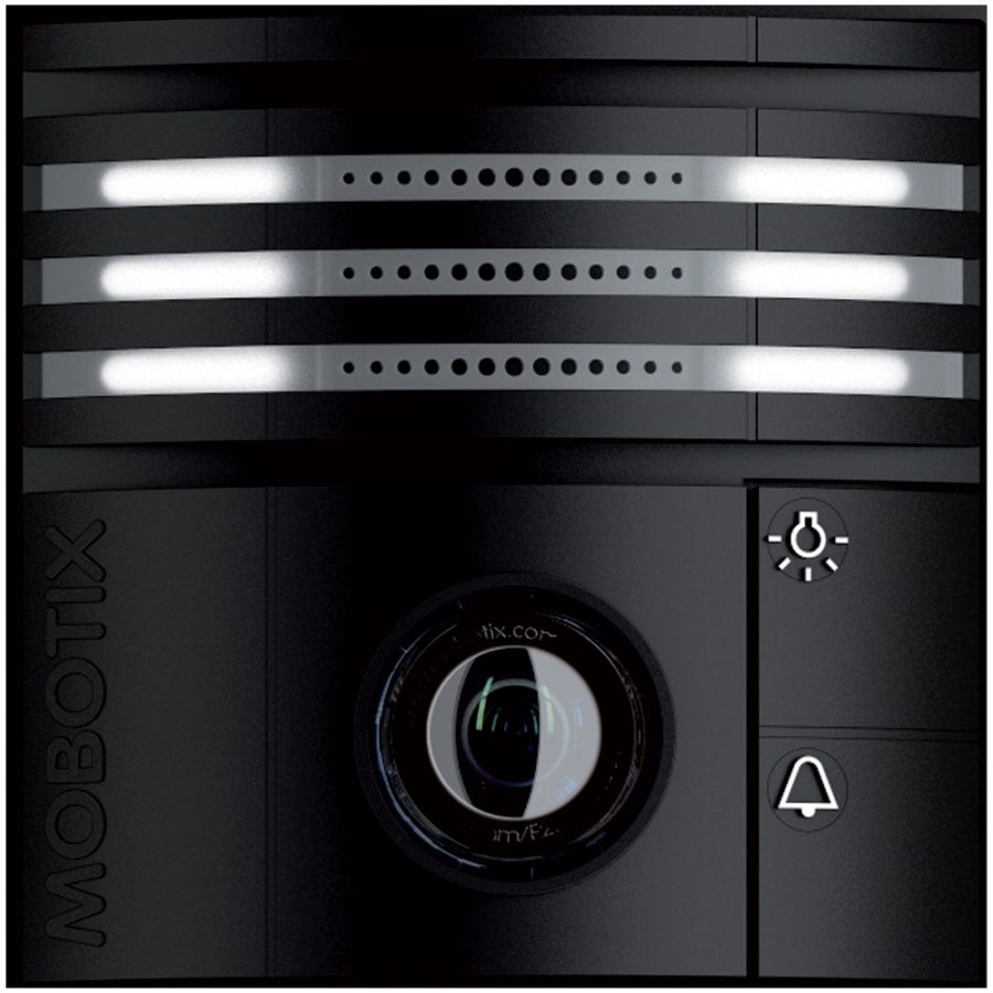 MOBOTIX T26 6MP HEMISPHERIC IP VIDEO DOOR STATION WITH MXBUS, BLACK (NEW)