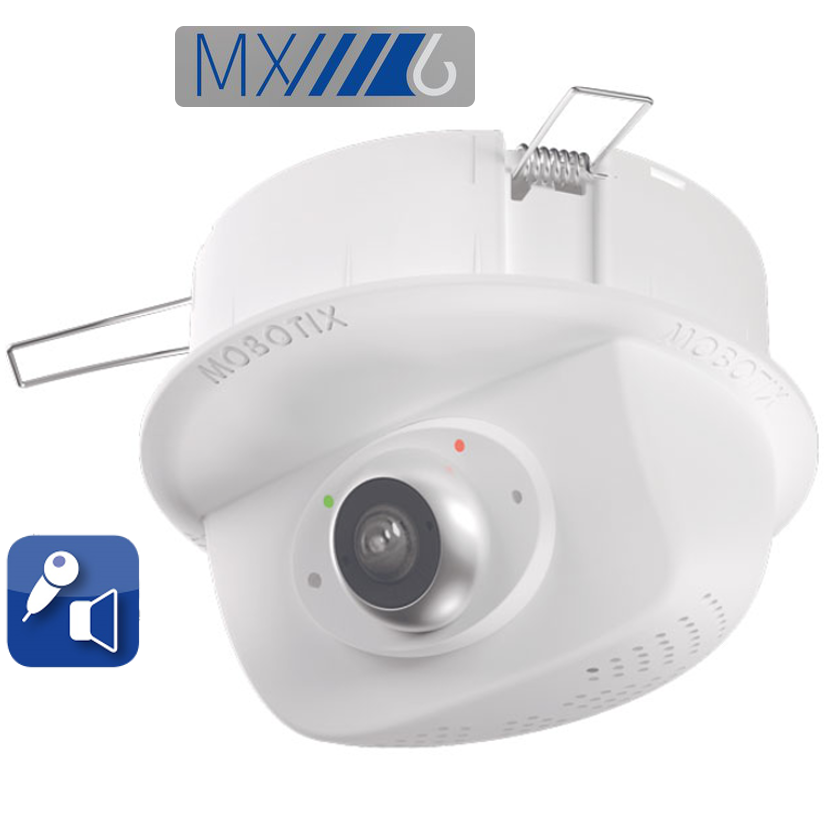 MOBOTIX p26 6MP HEMISPHERICAL 180° CEILING CAMERA WITH AUDIO WITH MXBUS ...