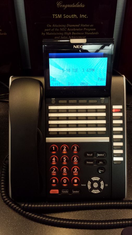 NEC ITZ-32CG-3 BK IP TELEPHONE (NEW)