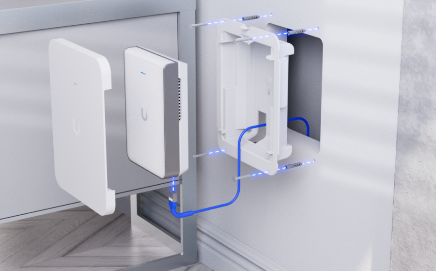 UBIQUITI U7-PRO-WALL HIGH CAPACITY WALL-MOUNT WiFi 7 ACCESS POINT