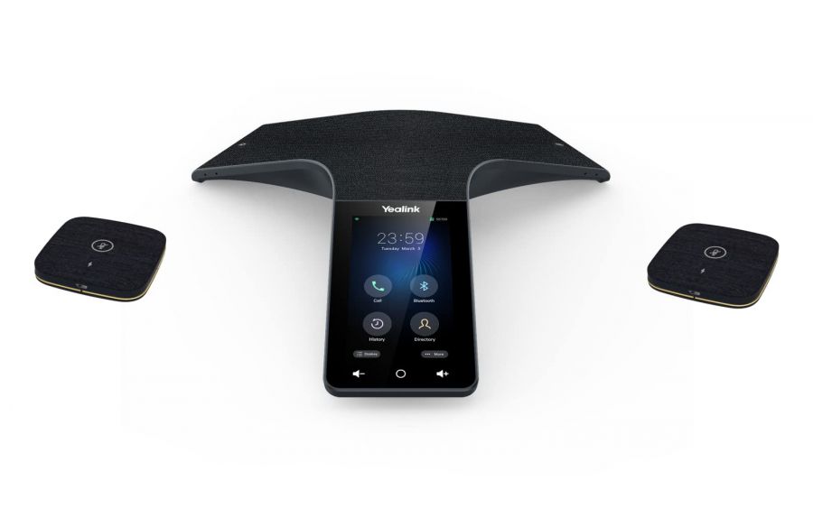 YEALINK CP965 TOUCH-SENSITIVE HD IP CONFERENCE TELEPHONE WITH PAIR OF ...