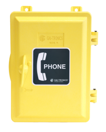 GAI-TRONICS WEATHERPROOF ENCLOSURE BOX FOR TELEPHONE WITH SPRING LOADED ...