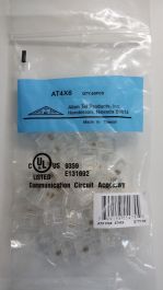 ALLEN TEL 4X6 4 COND. MODULAR PLUG STRANDED (CLEAR) (50 PIECES)