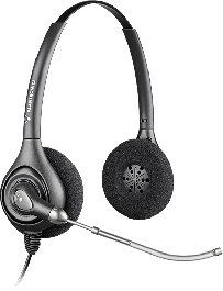 PLANTRONICS HW261 SUPRAPLUS BINAURAL POLARIS HEADSET - OVER THE HEAD ...