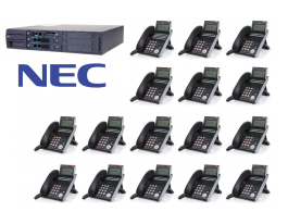 NEC SV8100 TELEPHONE SYSTEM (8X16) WITH 8-PORT INMAIL VOICEMAIL (USED)