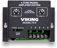 VIKING PZ-4 4-ZONE PAGING AMPLIFIER (USED)