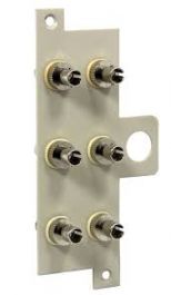 CORNING ST MM 6-PORT FIBER OPTIC CONNECTOR PANEL WALL MOUNT