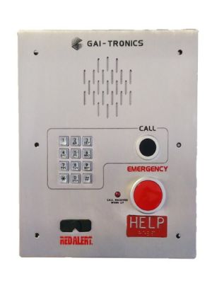 GAI-TRONICS RED ALERT EMERGENCY TELEPHONE, SINGLE-BUTTON AUTO-DIAL ...